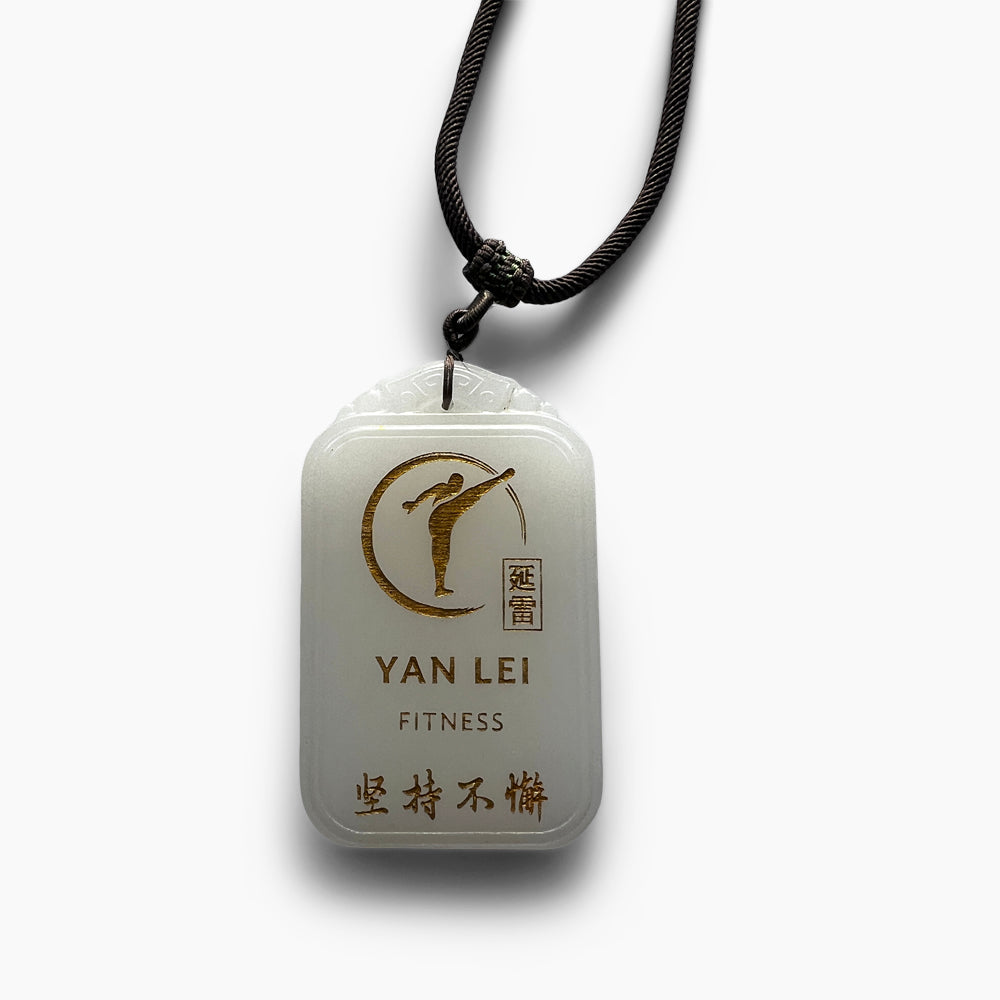 Zen Kick - Never Give Up - White Amulet – Shifu Yan Lei
