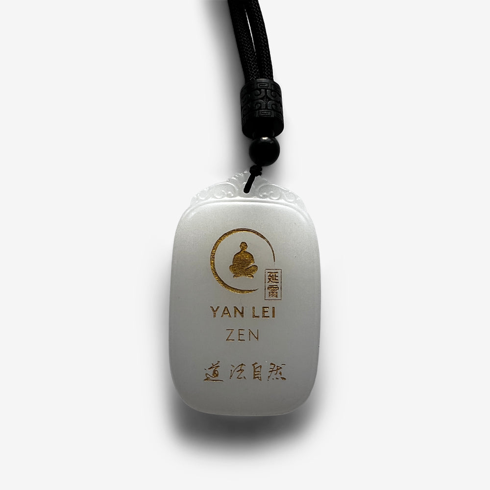 Zen Buddha Flow - White Amulet – Shifu Yan Lei